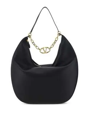 Valentino Garavani Vlogo Gate Shoulder Bag - Black