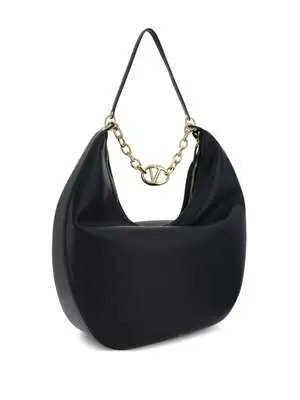 Valentino Garavani Vlogo Gate Shoulder Bag - Black