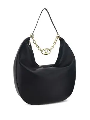 Valentino Garavani Vlogo Gate Shoulder Bag - Black