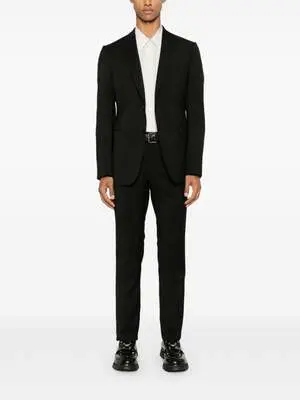 Emporio Armani Virgin-wool Suit - Black