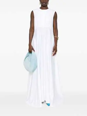 JIL SANDER Cotton Poplin Maxi Dress