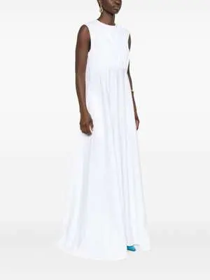 JIL SANDER Cotton Poplin Maxi Dress