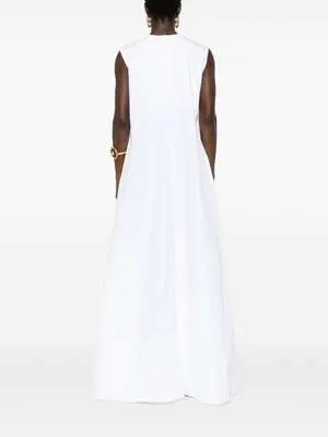 JIL SANDER Cotton Poplin Maxi Dress