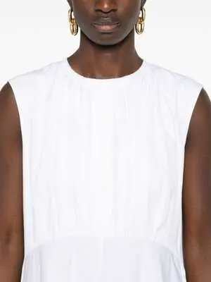 JIL SANDER Cotton Poplin Maxi Dress