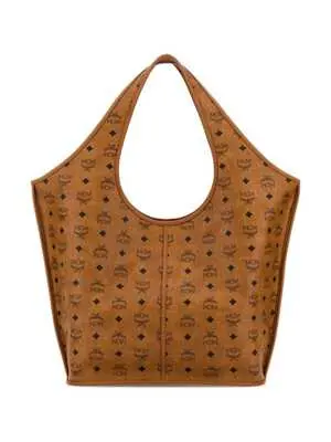 Mcm Aren Mama Tote - Brown
