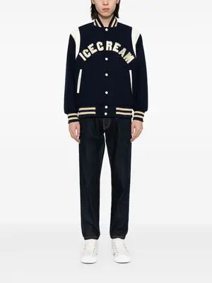ICECREAM Drippy Varsity Jacket