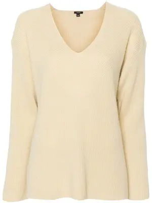 JOSEPH Ribbed-knit Cashmere Sweater