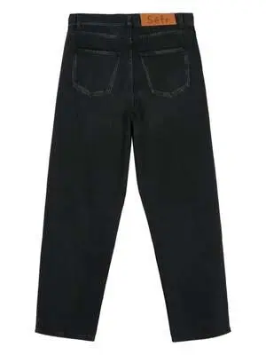 Séfr Wide Leg Denim Jeans - Grey