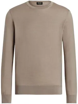 Zegna Crew-neck Sweater - Neutrals
