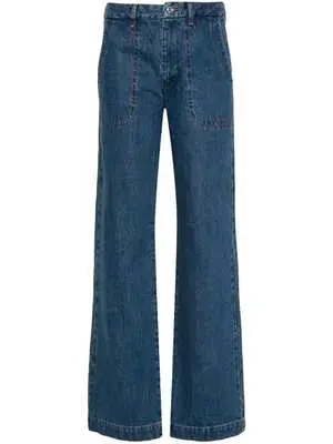A.p.c. Seaside Wide Leg Jeans