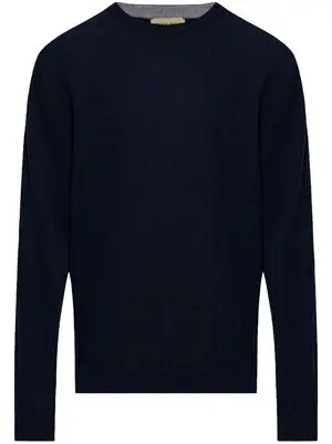 Woolrich Logo-embroidered Wool Sweater - Black