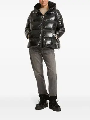 YVES SALOMON Duck-down Padded Jacket - Black