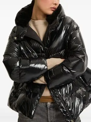 YVES SALOMON Duck-down Padded Jacket - Black