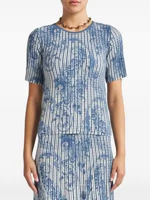 Etro Short Sleeve T-shirts For Women