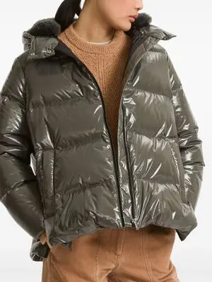 YVES SALOMON Duck-down Padded Jacket - Grey
