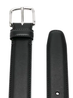 THE ROW Classic Leather Belt - Black