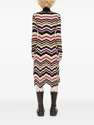 Missoni Zigzag-detail Midi Dress - Black