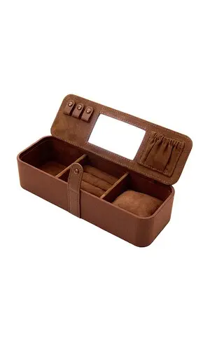 BEIS The Jewelry Case In Brown - Maple
