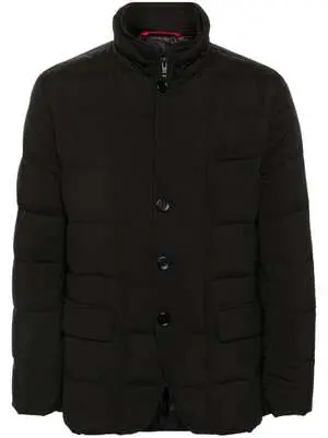 FAY Double-front Padded Jacket - Black