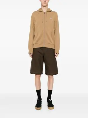 Polo Ralph Lauren Zipped Hoodie - Brown