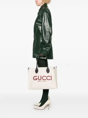 Gucci Medium Print Tote Bag