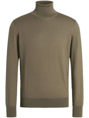 Zegna Cashseta Jumper - Green