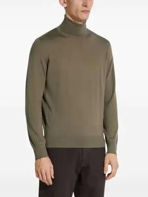 Zegna Cashseta Jumper - Green