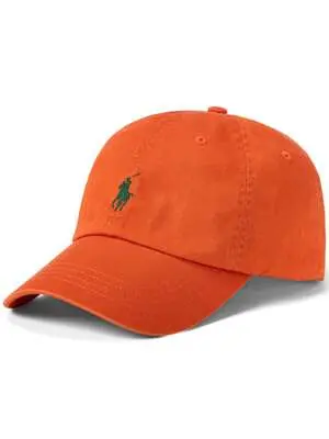 Polo Ralph Lauren Cotton Baseball Cap Orange