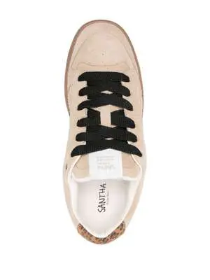 SANTHA Low Top Sneakers - Brown