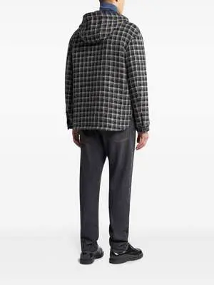 Etro Tartan-check Hooded Shirt Jacket