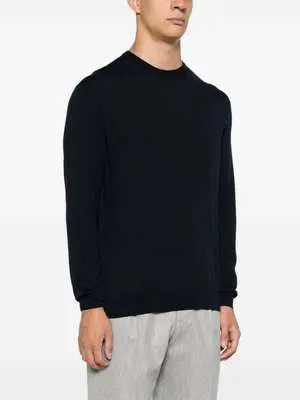 Malo Virgin Wool Sweater - Blue