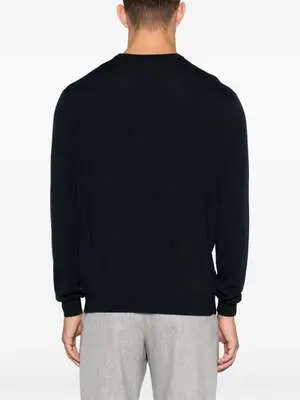 Malo Virgin Wool Sweater - Blue
