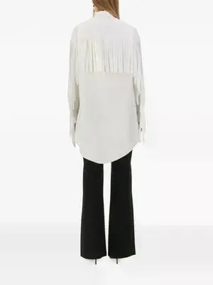 Moschino Fringed Poplin Shirt