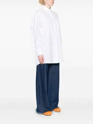 Moschino Fringed Poplin Shirt