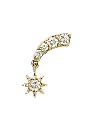 LARK & BERRY 14kt Yellow Diamond Starburst Stud Earring - Gold