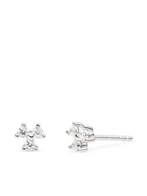 VEYNOU 14kt White Gold Diamond Stud Earrings