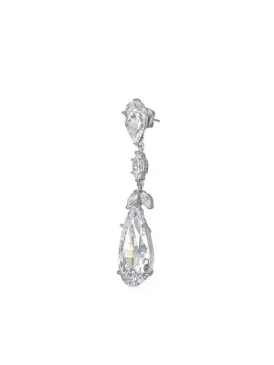 ANABELA CHAN 14kt White Gold Calla Lily Diamond Earrings