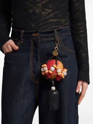 Etro Apple-tassel Leather Charm