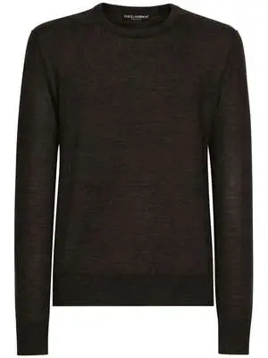 Dolce & Gabbana Round-neck Cashmere Sweater - Grey