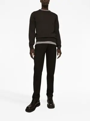 Dolce & Gabbana Round-neck Cashmere Sweater - Grey