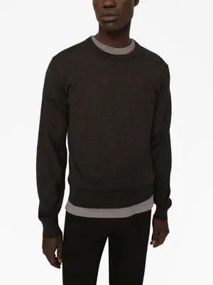 Dolce & Gabbana Round-neck Cashmere Sweater - Grey