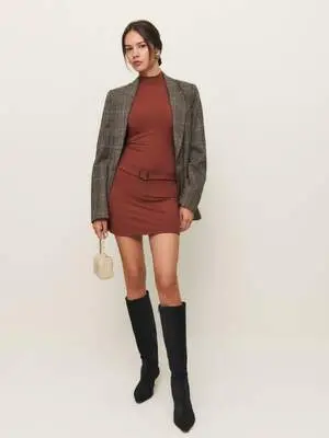 REFORMATION Jemma Knit Mini Dress