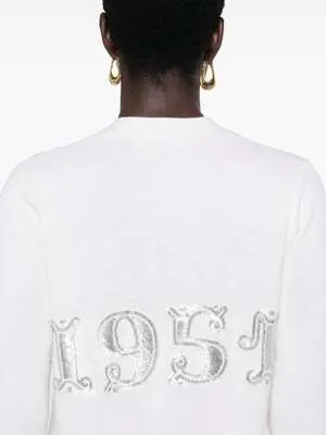 Max Mara Wool And Cashmere Blend Cardigan - White