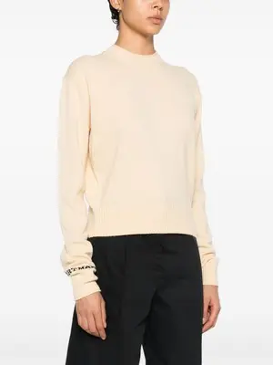 Sportmax Wool Crewneck Sweater - Yellow