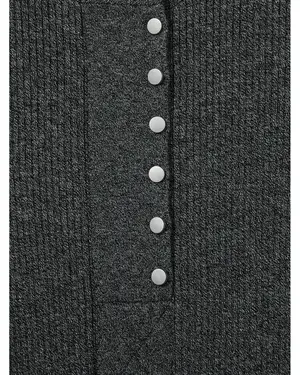 REISS Sandy Ribbed Midi Dress
