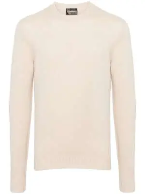 DRUMOHR Crew-neck Cashmere Sweater - Neutrals