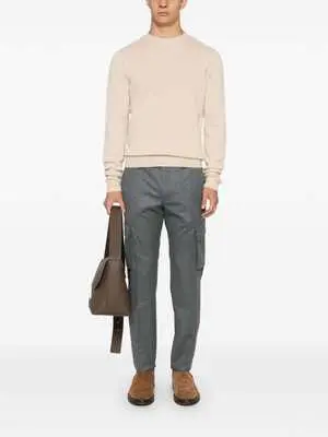 DRUMOHR Crew-neck Cashmere Sweater - Neutrals