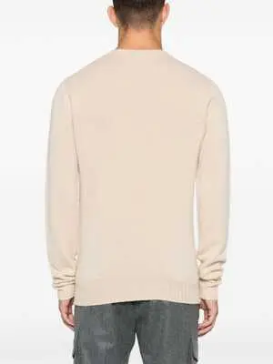 DRUMOHR Crew-neck Cashmere Sweater - Neutrals