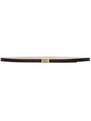 Victoria Beckham Micro Frame Leather Belt - Black