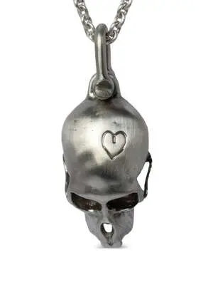 PARTS OF FOUR Monkey Skull Pendant Necklace - Silver